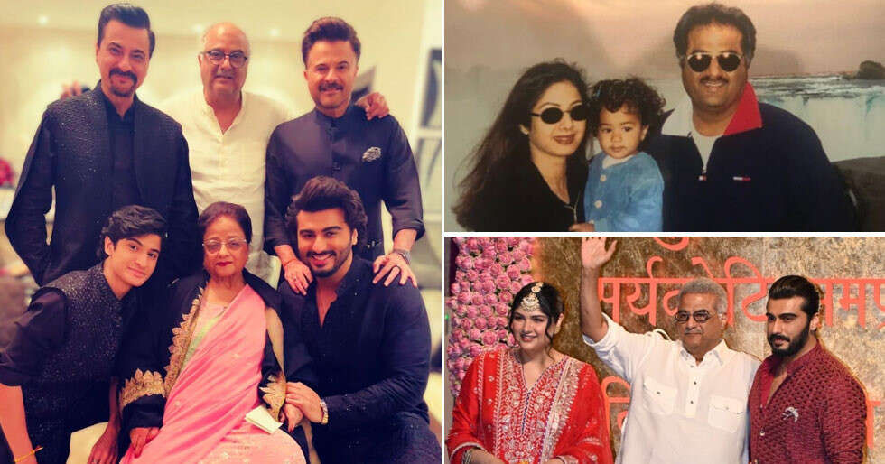 Birthday star Boney Kapoor's family pics with late Sridevi, Janhvi ...