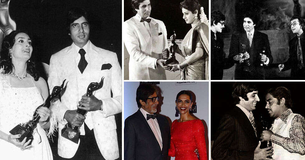 Unmissable throwback pictures of Amitabh Bachchan at Filmfare Awards ...