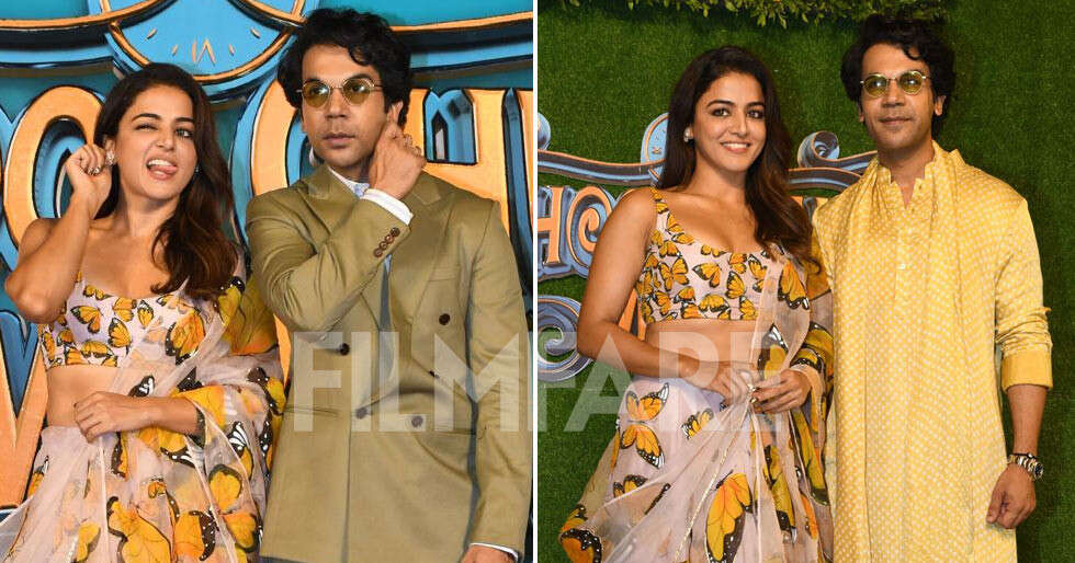 Wamiqa Gabbi & Rajkummar Rao Flaunt Their Ethnic Style At Bhool Chuk Maaf’s Trailer Launch ...