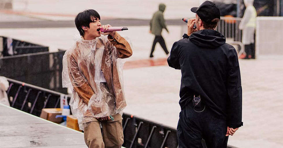 BTS’s Jin Lights Up The Stage With Chris Martin in New Photos From ...