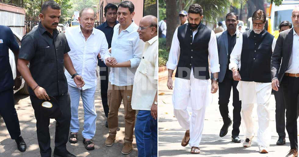 Pics : Celebs Pay Their Last Respects To Late Manoj Kumar | Filmfare.com