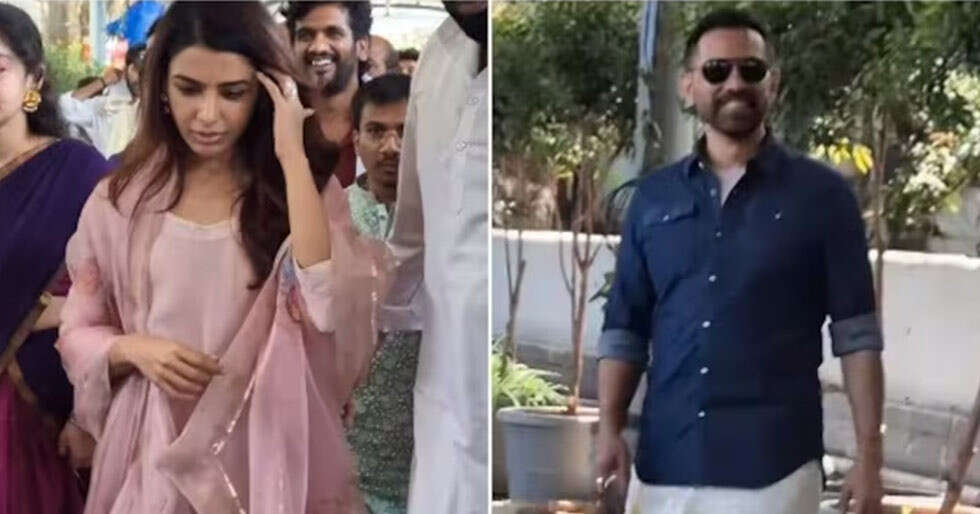 Samantha Ruth Prabhu & Raj Nidimoru Visit Tirupati Together | Filmfare.com