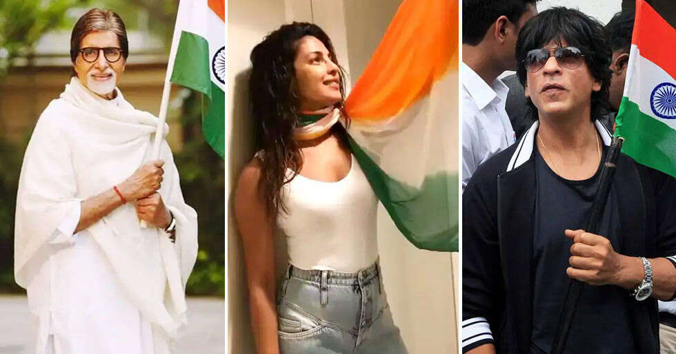 Bollywood Stars Celebrating Independence Day Over The Years | Filmfare.com