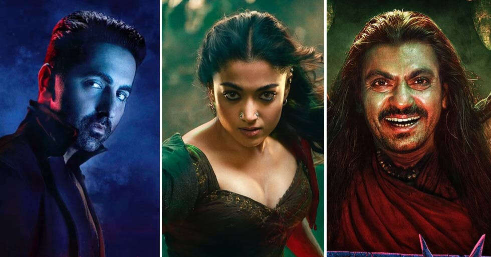 Thama: Ayushmann Khurrana, Rashmika Mandanna and Paresh Rawal’s First Looks Revealed | Filmfare.com