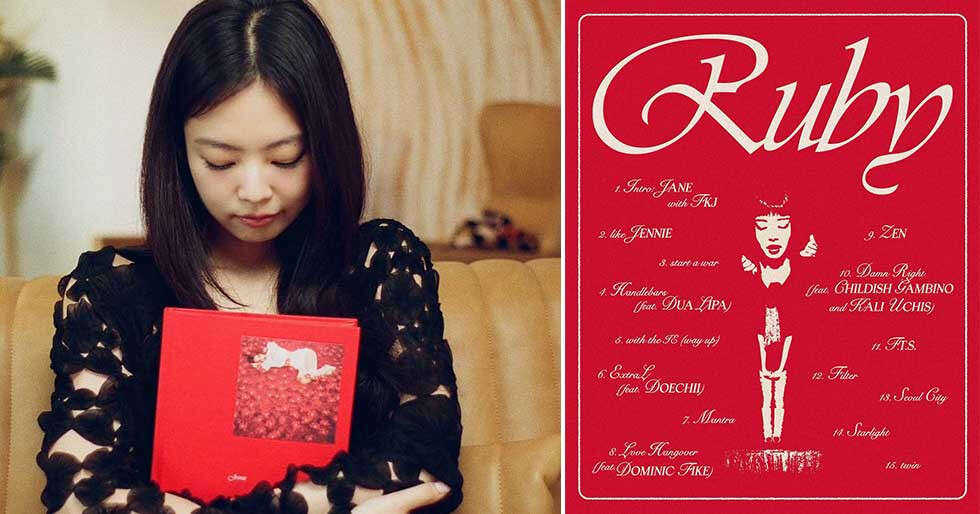 Just In: BLACKPINK's Jennie Reveals Her Upcoming Album RUBY's Track ...