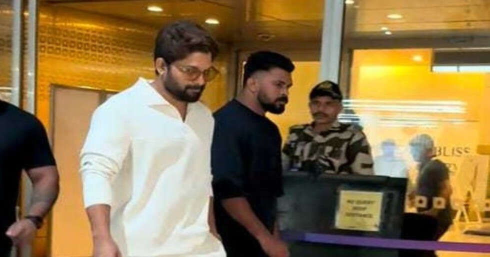 Allu Arjun Arrives in Mumbai to Resume Shoot for Atlee’s Film ...