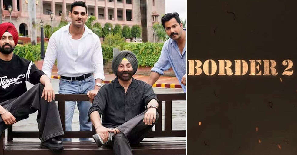 Diljit Dosanjh, Ahan Shetty, Varun Dhawan and Sunny Deol Kick Off Border 2 Cadet Song Shoot ...