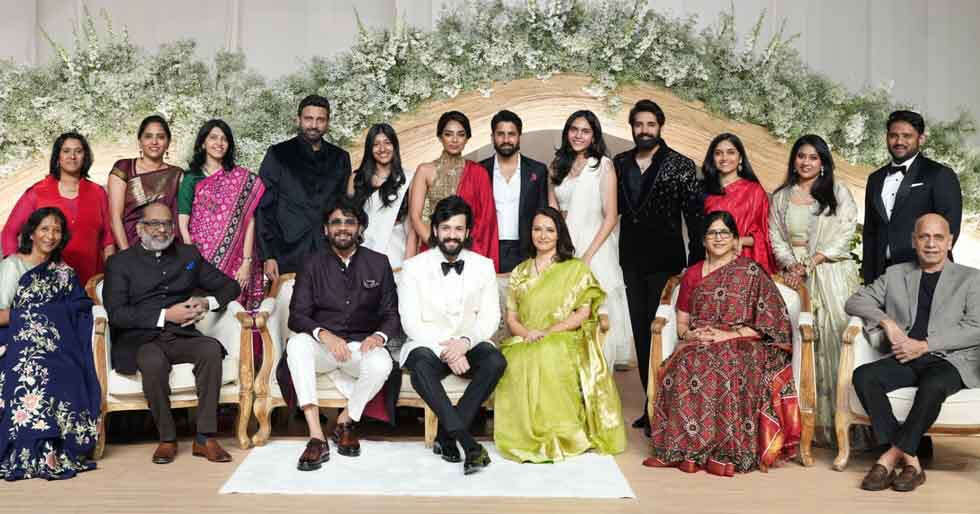 All Pictures From Akhil Akkineni And Zainab Ravdjee's Wedding Reception ...