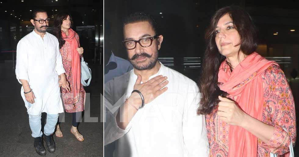 Photos: Aamir Khan Holds Gauri Spratt Close As They Get Snapped at The ...