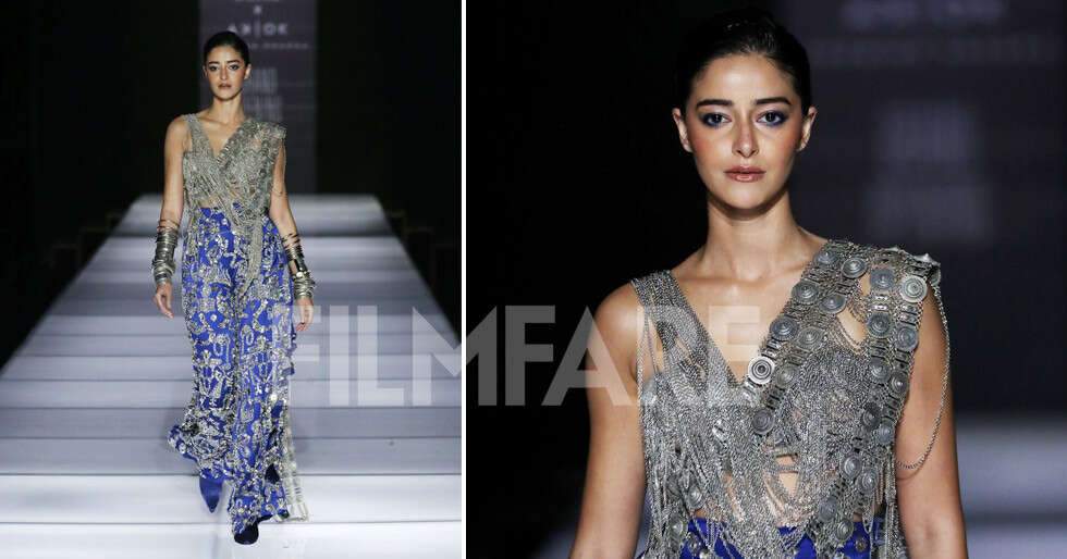 Lakme Fashion Week 2025: Ananya Panday Looks Captivating In AK|OK By Anamika Khanna | Filmfare.com
