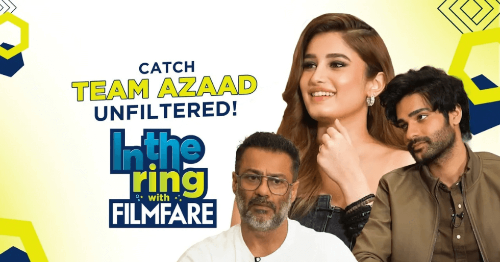 Abhishek Kapoor, Aaman Devgan And Rasha Thadani On Azaad In The Ring ...