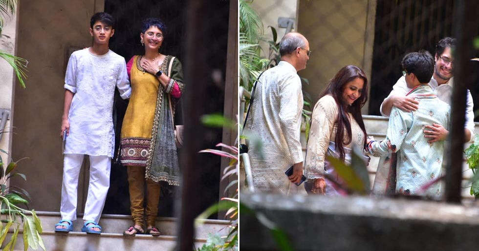 Photos : Junaid Khan And Kiran Rao Celebrate Eid At Aamir Khan’s ...