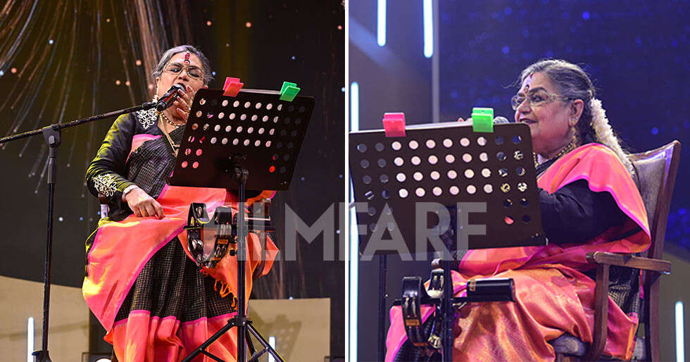 Watch: Usha Uthup Sets The Stage On Fire At The Filmfare Glamour ...