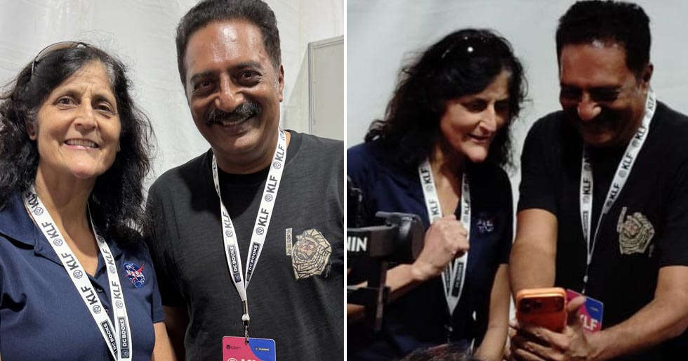 Photos: Prakash Raj Meets Sunitha Williams | Filmfare.com