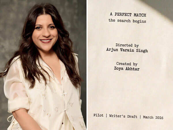 Zoya Akhtar Teases New Project Titled A Perfect Match ; Arjun Varain ...