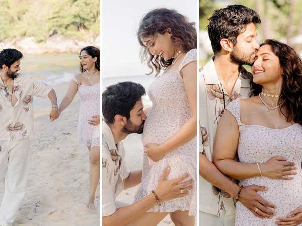 Photos: Reba John and Joemon Joseph look adorable in pregnancy ...
