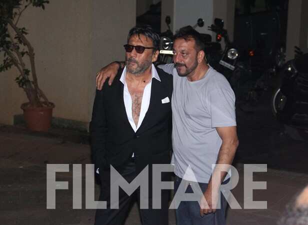 Suneil Shetty and Jackie Shroff visit Sanjay Dutt | Filmfare.com