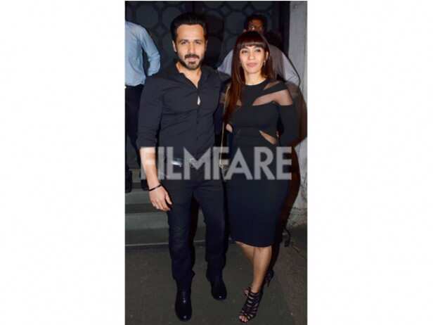 Emraan Hashmi with wife Parveen look adorable on date night | Filmfare.com