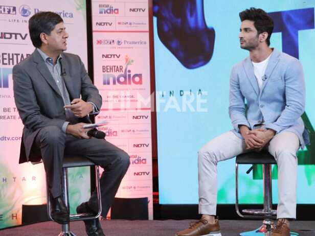 Sushant Singh Rajput clicked at an event | Filmfare.com