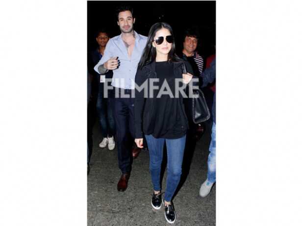 Sunny Leone and husband Daniel Weber make a stylish splash at the ...