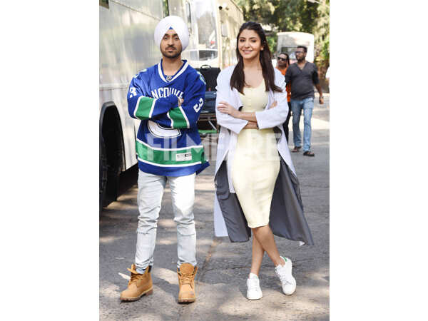 Anushka Sharma and Diljit Dosanjh spotted promoting Phillauri ... Anushka Sharma and Diljit Dosanjh spotted promoting Phillauri ...