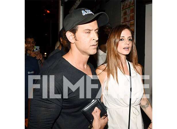 Hrithik Roshan and ex-wife Sussane Khan party the weekend away ...