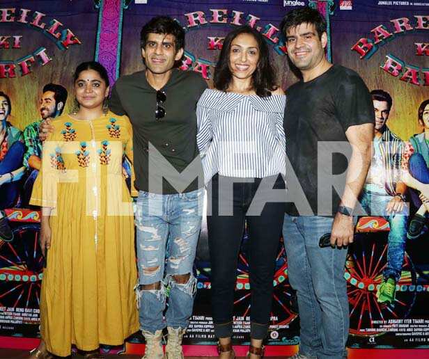 Bareilly Ki Barfi first look launch: Ashwiny Iyer Tiwari and Ayushmann ... Bareilly Ki Barfi first look launch: Ashwiny Iyer Tiwari and Ayushmann ...