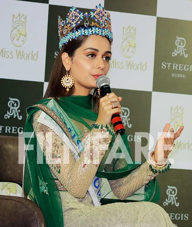 Miss World 2017 Manushi Chillar returns to India after an ecstatic win ...