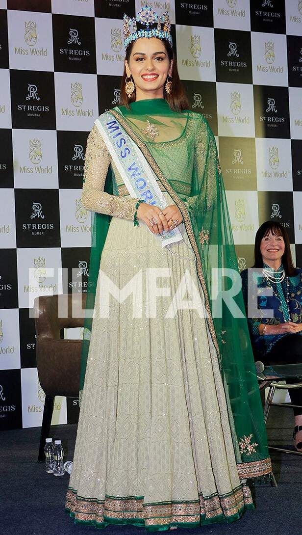 Miss World 2017 Manushi Chillar returns to India after an ecstatic win ...