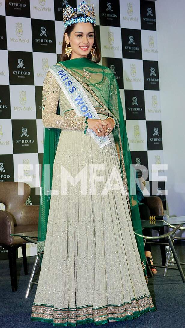 Miss World 2017 Manushi Chillar returns to India after an ecstatic win ...