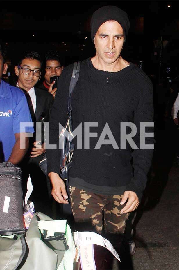 Akshay Kumar, Twinkle Khanna, Aarav and Nitara return from their Swiss ...