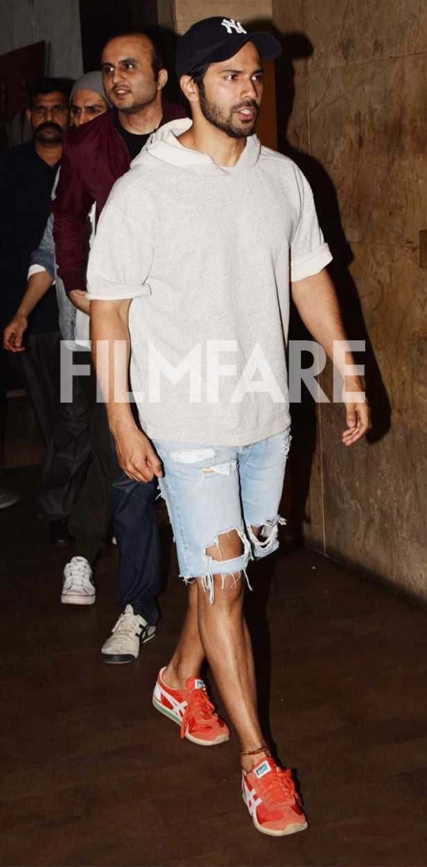 Varun Dhawan and Kartik Aaryan watch Jumanji 2 together | Filmfare.com