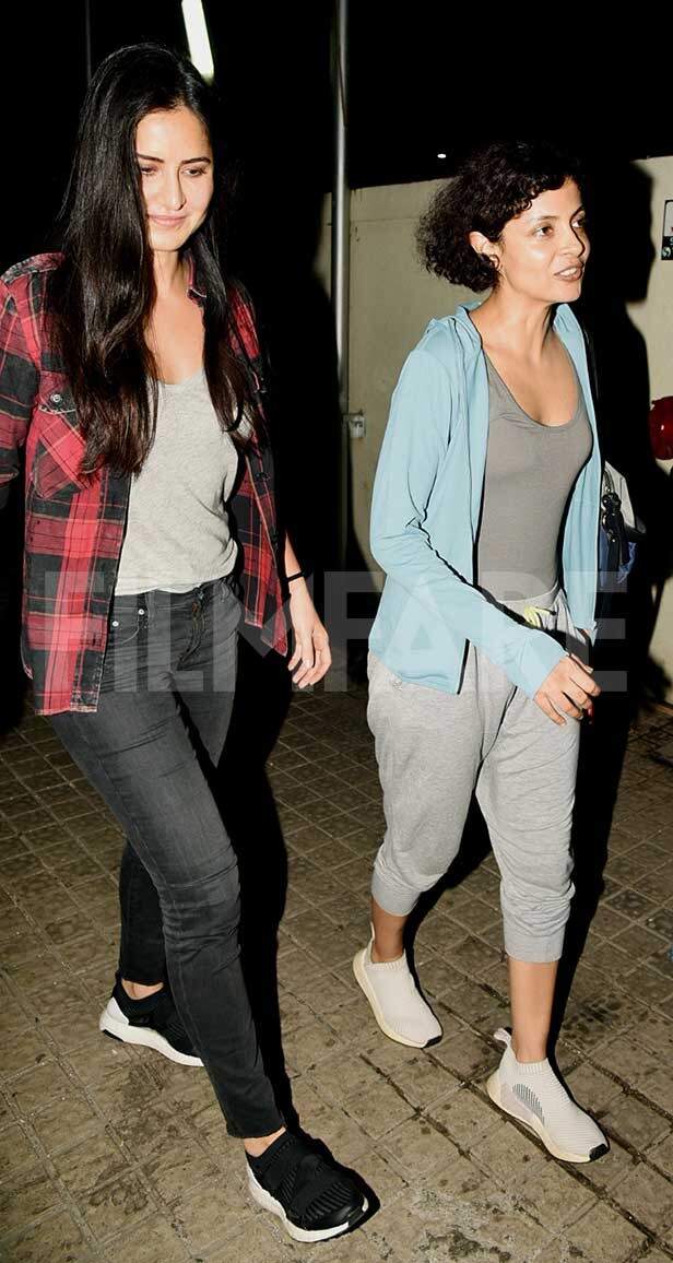 Katrina Kaif chills with with her directors Zoya Akhtar and Nitya Mehra ...