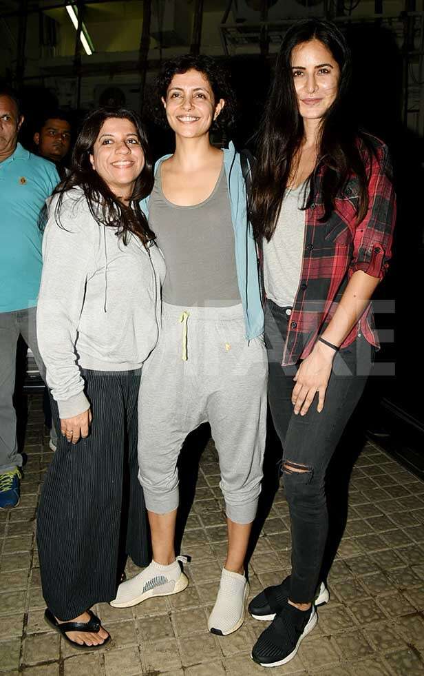 Katrina Kaif chills with with her directors Zoya Akhtar and Nitya Mehra ...