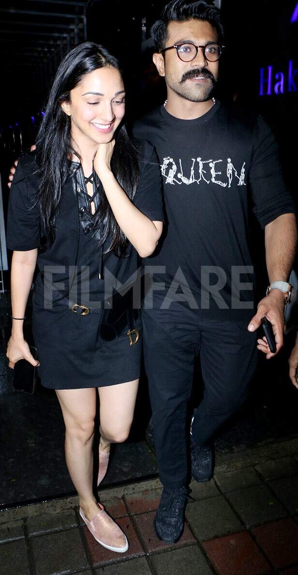 Photos: Ram Charan and Kiara Advani catch up over dinner | Filmfare.com