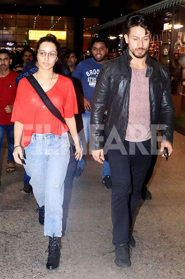 Shraddha Kapoor and Tiger Shroff return from the shoot of Baaghi 3 ...
