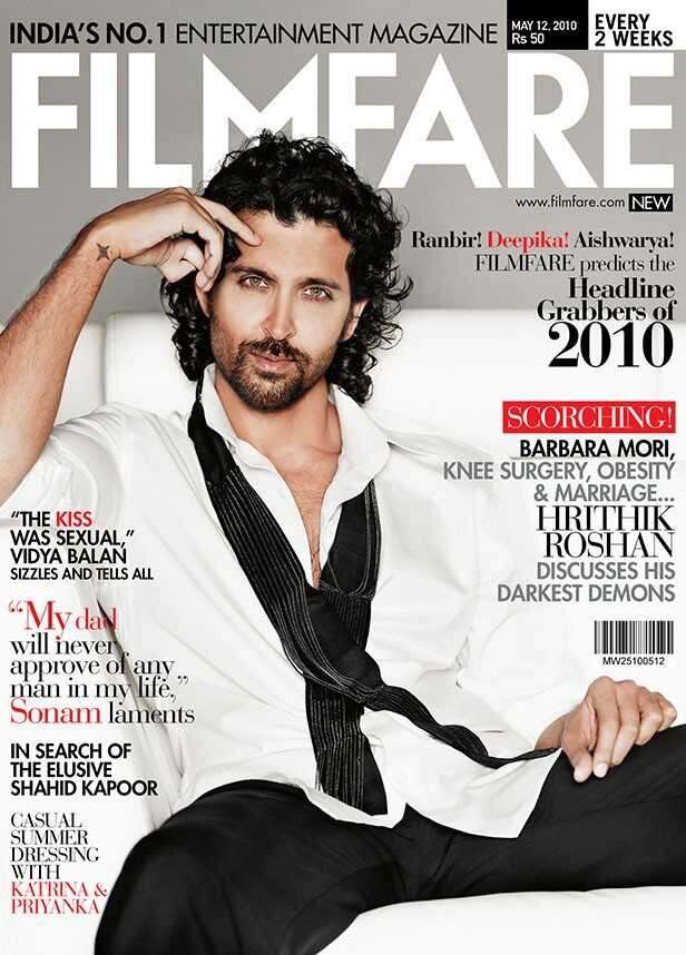 Take a look at Hrithik Roshan's best Filmfare covers till date ...
