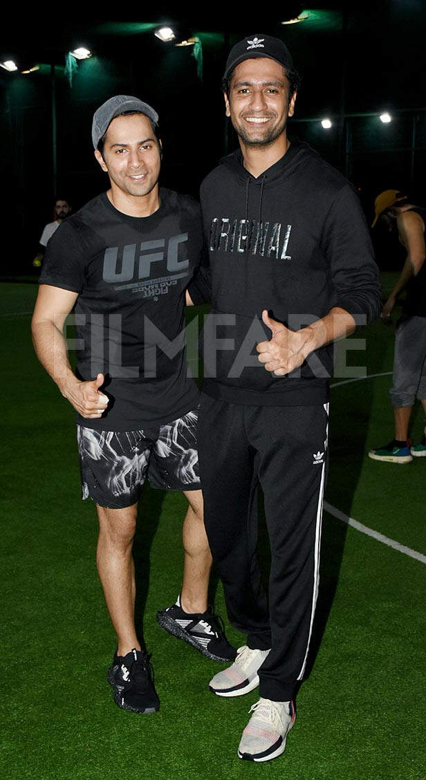 Vicky Kaushal, Varun Dhawan and more celebs indulge in a game of ...