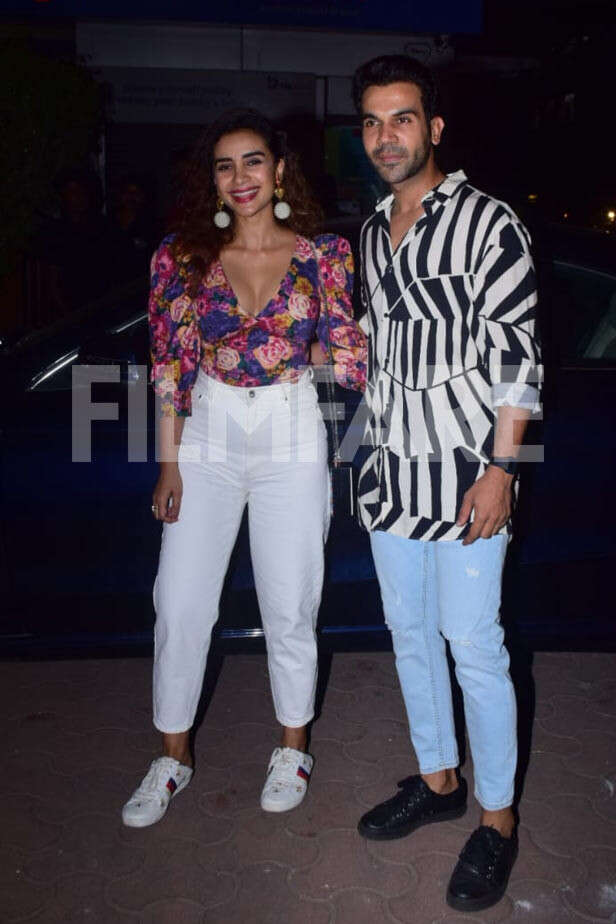 Rajkummar Rao and Patralekhaa spotted together in the city | Filmfare.com