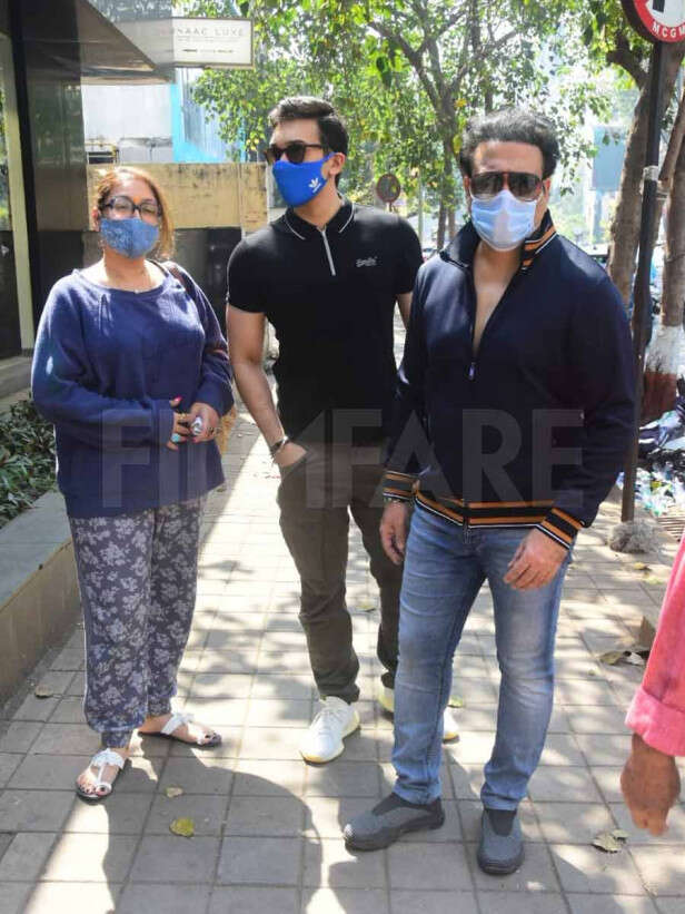 Photos: Govinda and his family gets snapped together | Filmfare.com