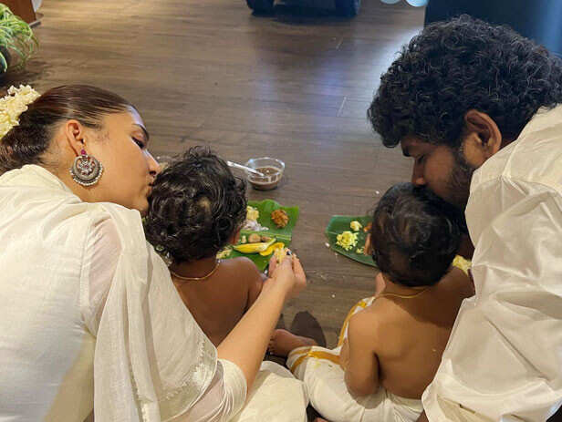Nayanthara and Vignesh Shivan celebrate their first Onam with their ...