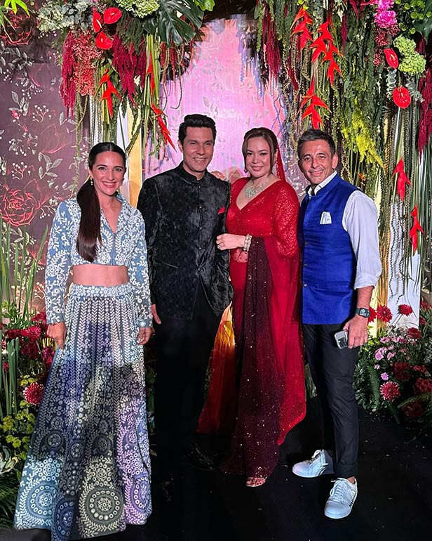 Randeep Hooda and Lin Laishram exude royalty in red and black at their ...