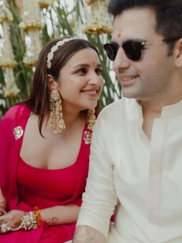 Inside Parineeti Chopra and Raghav Chadha’s joyous haldi ceremony. Pics: | Filmfare.com
