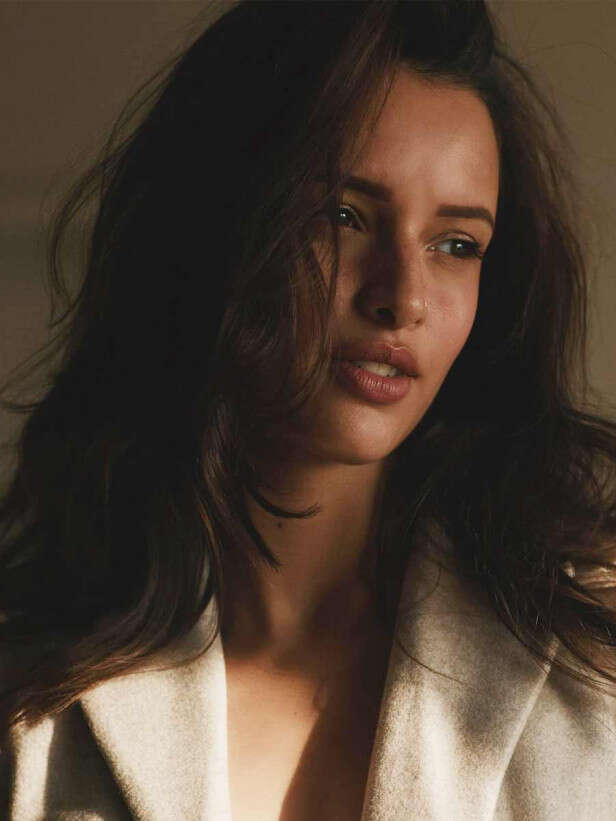 Triptii Dimri raises the temperature in a beige overcoat look. See pics ...