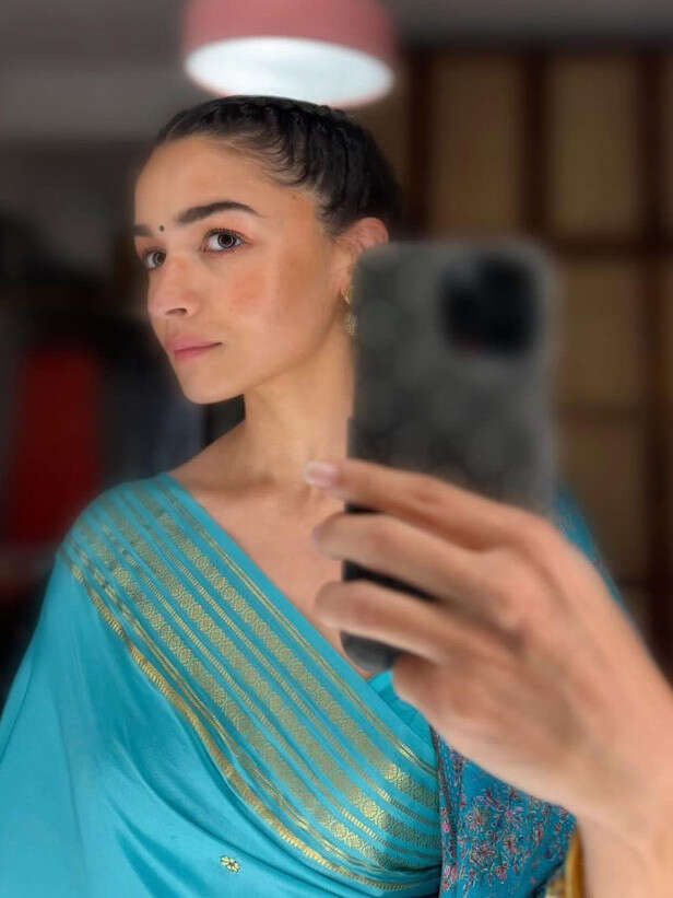 PICS: A closer look at Alia Bhatt’s saree depicting key moments from ...