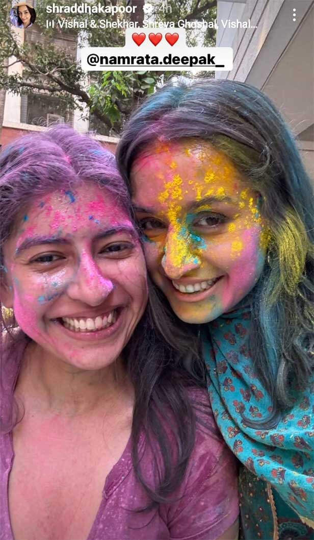 Here's how Shraddha Kapoor celebrated Holi this year. See pics ...