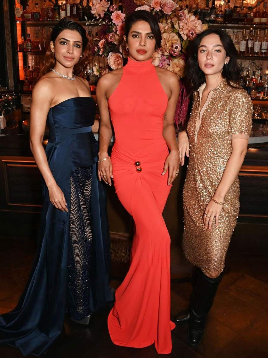 Photos: Priyanka Chopra Jonas & Samantha Ruth Prabhu at Citadel ... Photos: Priyanka Chopra Jonas & Samantha Ruth Prabhu at Citadel ...