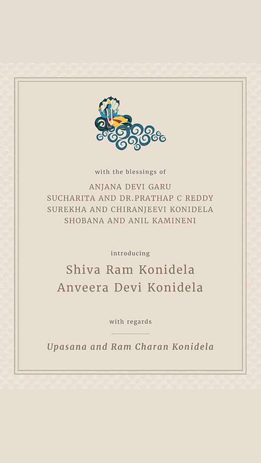 Pics of Ram Charan Twins Naming Ceremony: Upasana Explains Meaning of ...