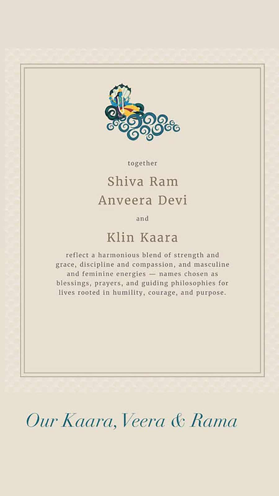 Pics of Ram Charan Twins Naming Ceremony: Upasana Explains Meaning of ...