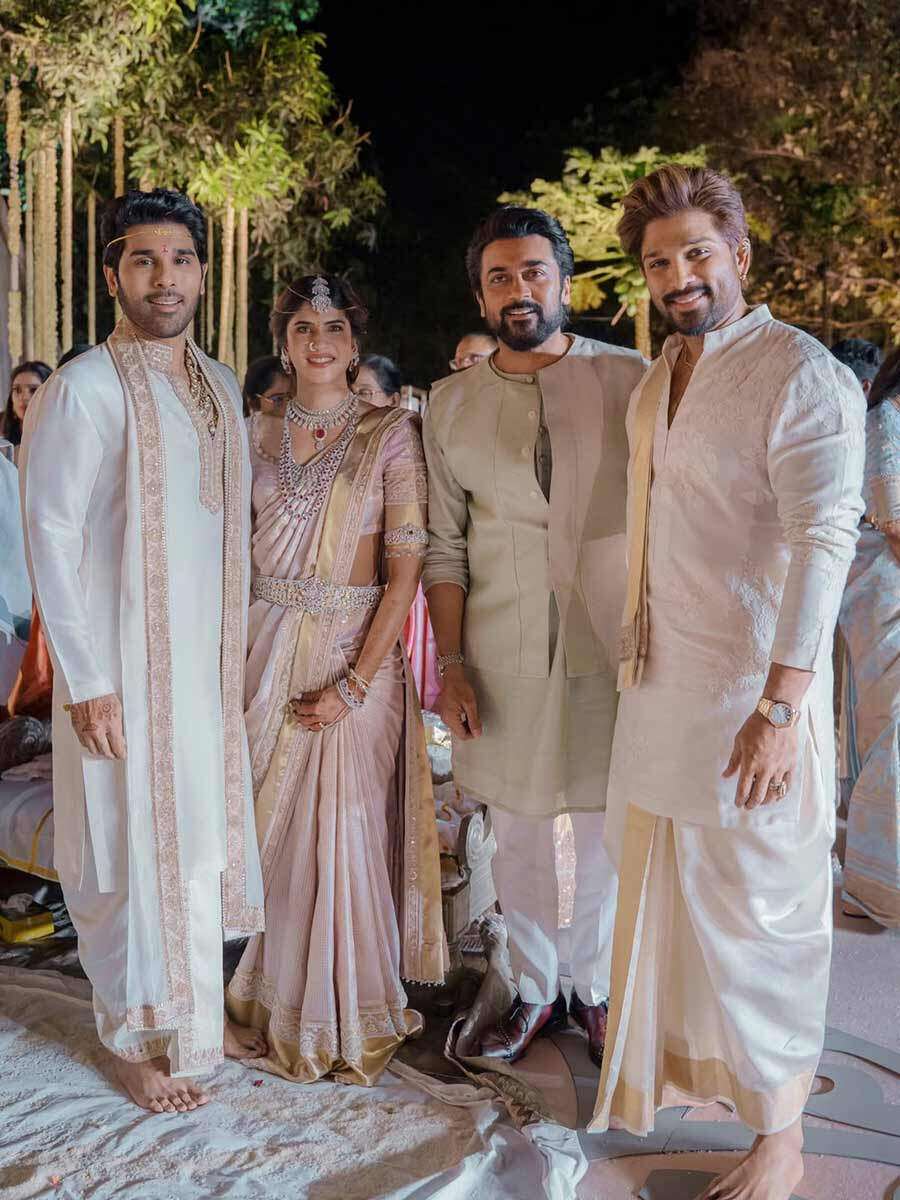 Photos: South Bigwigs Grace Allu Sirish and Nayanika Reddy’s Wedding ...